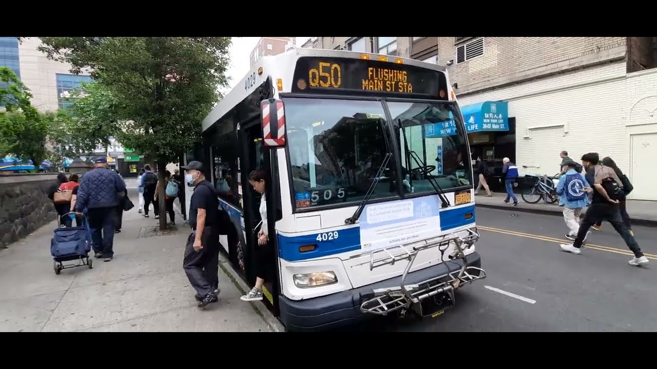 MTA Bus: On Board 2009 Orion VII NG #4029 on the Q50-LTD - YouTube