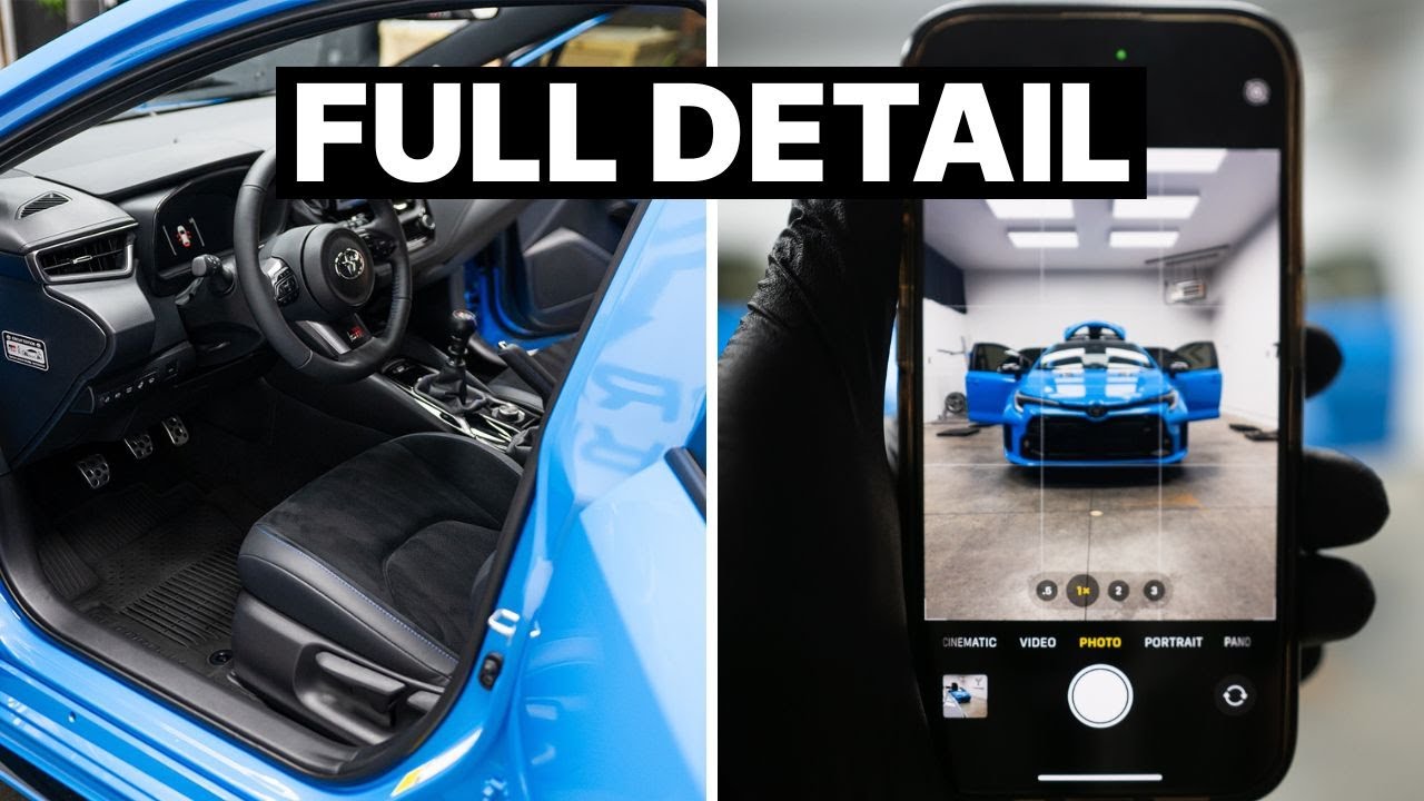 Full Detail On A Toyota GR Corolla - Interior & Exterior Auto Detailing ...