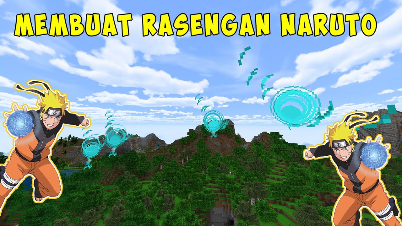 CARA MEMBUAT RASENGAN DI MCPE/MINECRAFT BEDROCK DENGAN COMMAND BLOCK ...