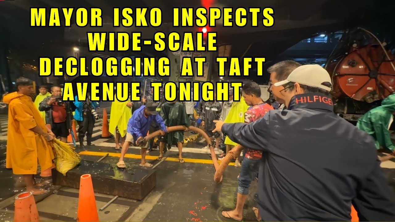 LIVE: Inispeksyon ni Yorme ang isasagawang malawakang pag decologging ...