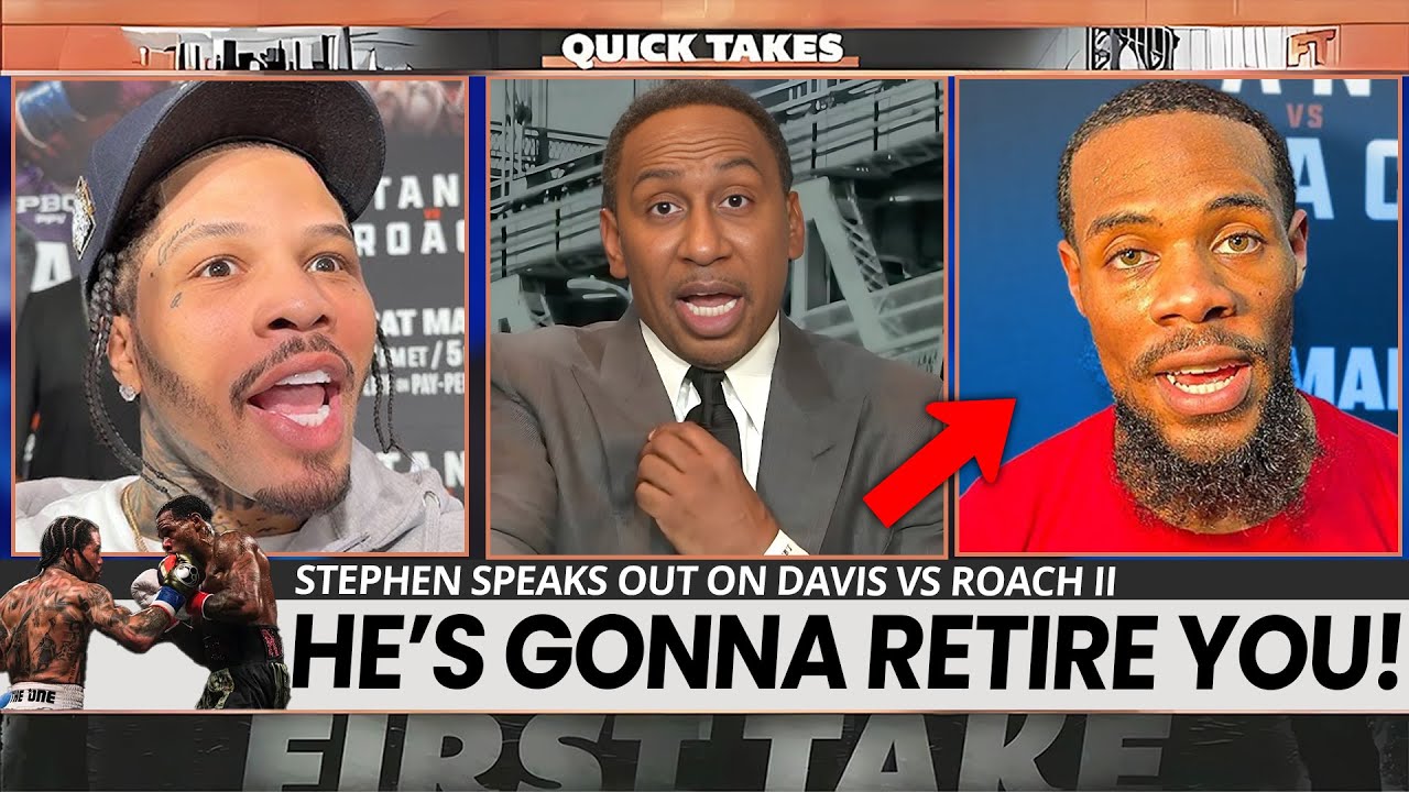 Stephen A Smith SLAMS Gervonta Davis About Lamont Roach Rematch! - YouTube