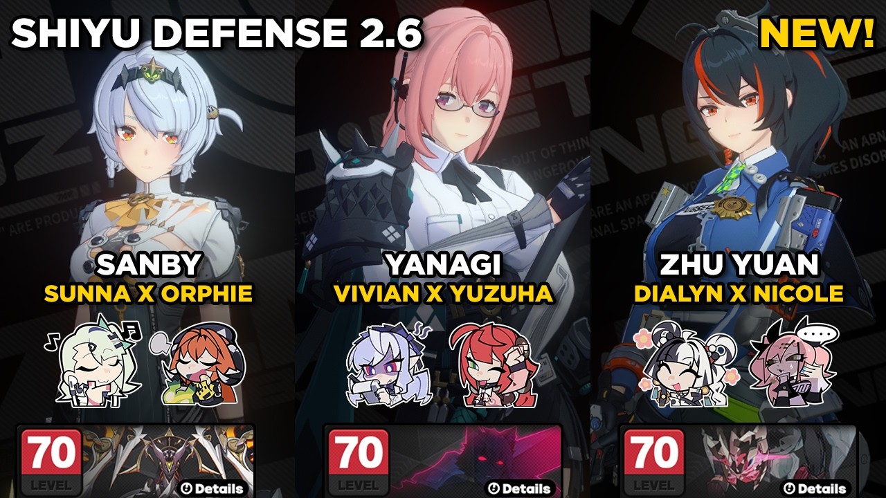M0S1 Sanby, M0 Yanagi & M0 Zhu Yuan | NEW Shiyu Defense 2.6 Cycle 2 ...