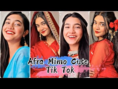 Afra Mimo Cute Tik Tok Vedio In Sari || Tik Tok Queen || Afra Mimo || Sky Creativity - YouTube