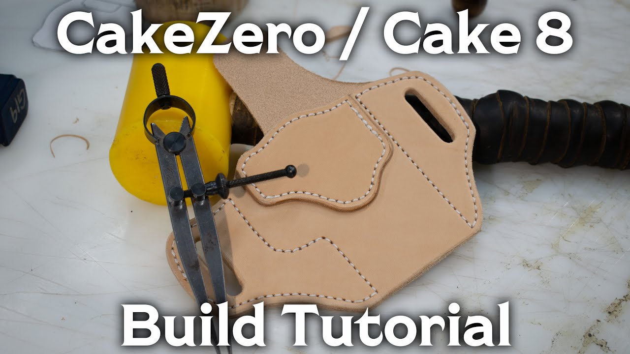 How to Build a CakeZero/Cake 8 Leather Pancake Holster | EDC Leather ...