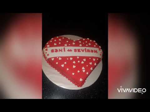 🔴Ürək tortu➡️Qəlibsiz ürək tortu necə hazırlanır❤