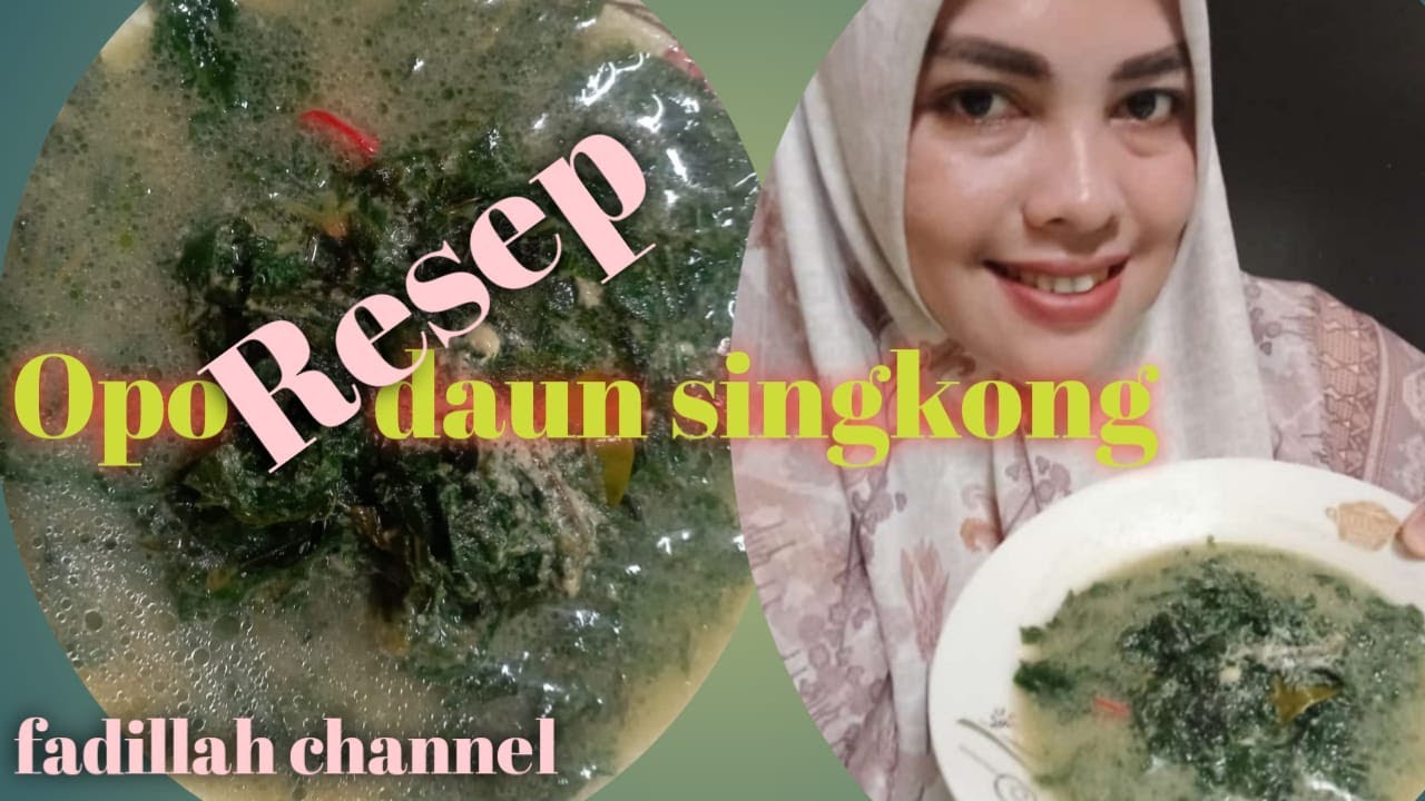 Resep Opor Daun Singkong - YouTube