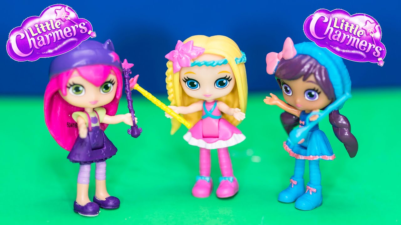 Unboxing LITTLE CHARMERS Hazel, Lavender, and Posie Toys - YouTube