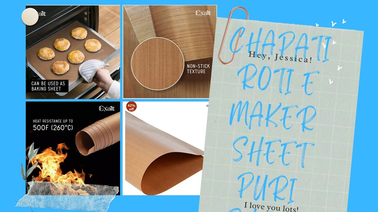 chapati sheet roti Puri sheet Holige sheet poliy sheet roti maker sheet ...