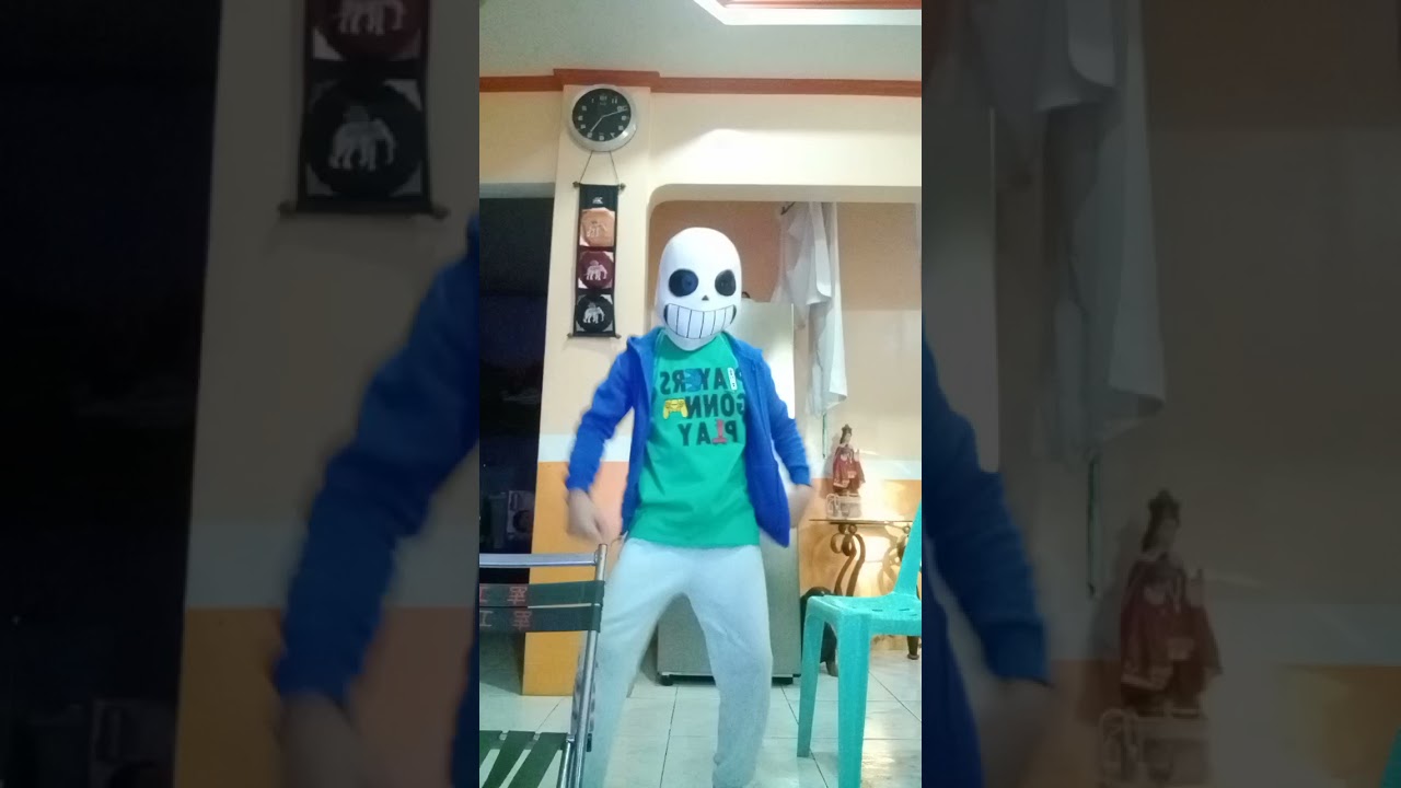 Sans in real life with dancing - YouTube