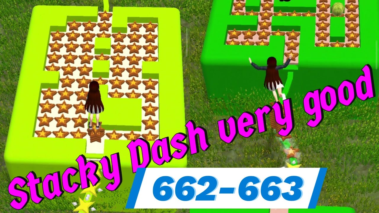 Stacky Dash - All Levels Gameplay Android,ios hard level #662 #663 - YouTube