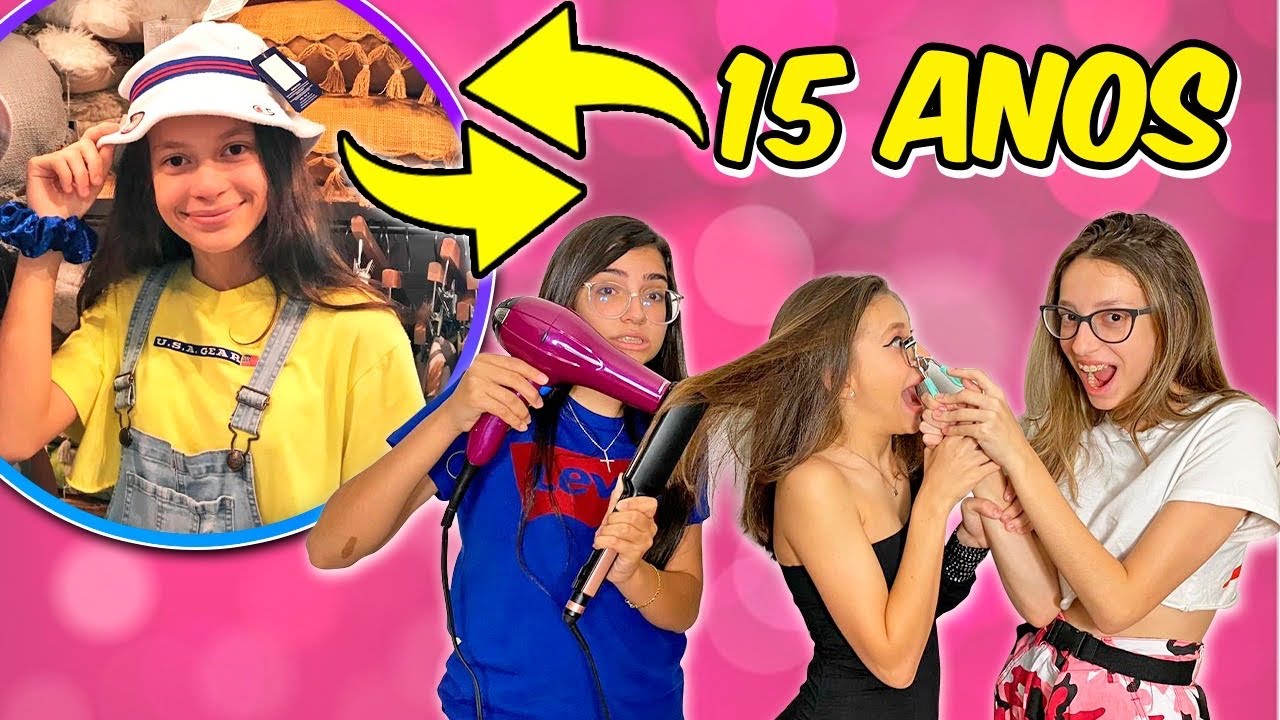 ME TRANSFORMEI EM UMA GAROTA DE 15 ANOS - FT LARISSA FLOR - YouTube