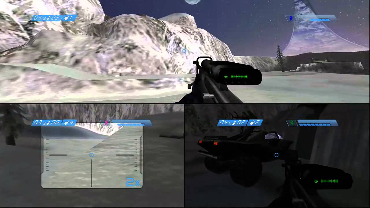 Halo CE Splitscreen Multiplayer - YouTube