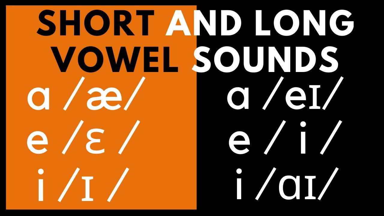 How to teach long and short vowels | to kids | Using phonics A E I O U ...