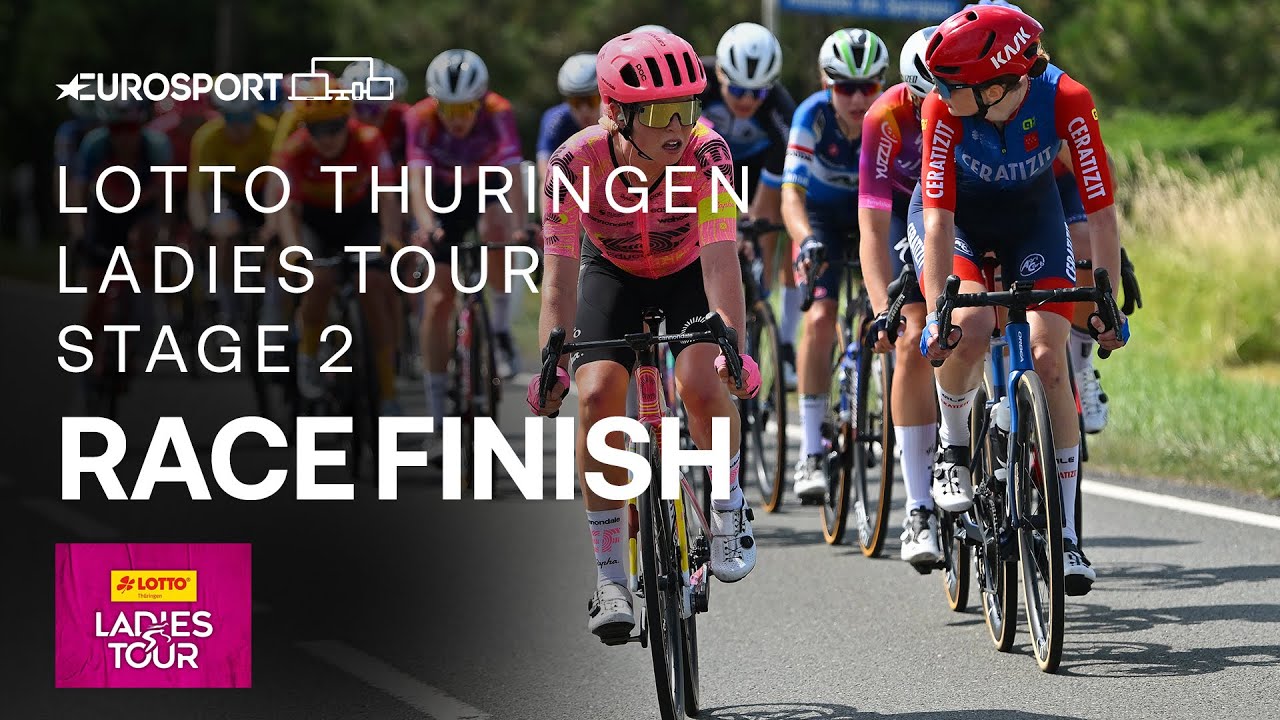 ROARING VICTORY! 🤩 | Lotto Thuringen Ladies Tour 2024 Stage 2 Race ...