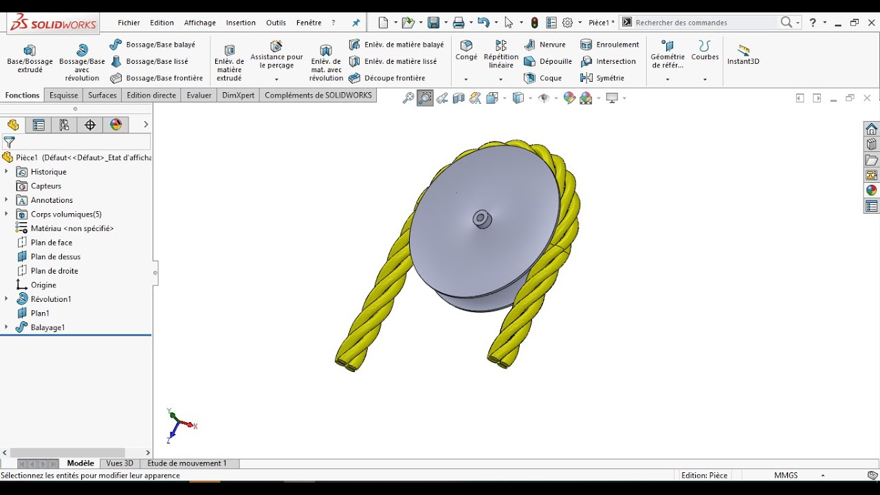 Tutoriel solidWorks pour débutants - YouTube