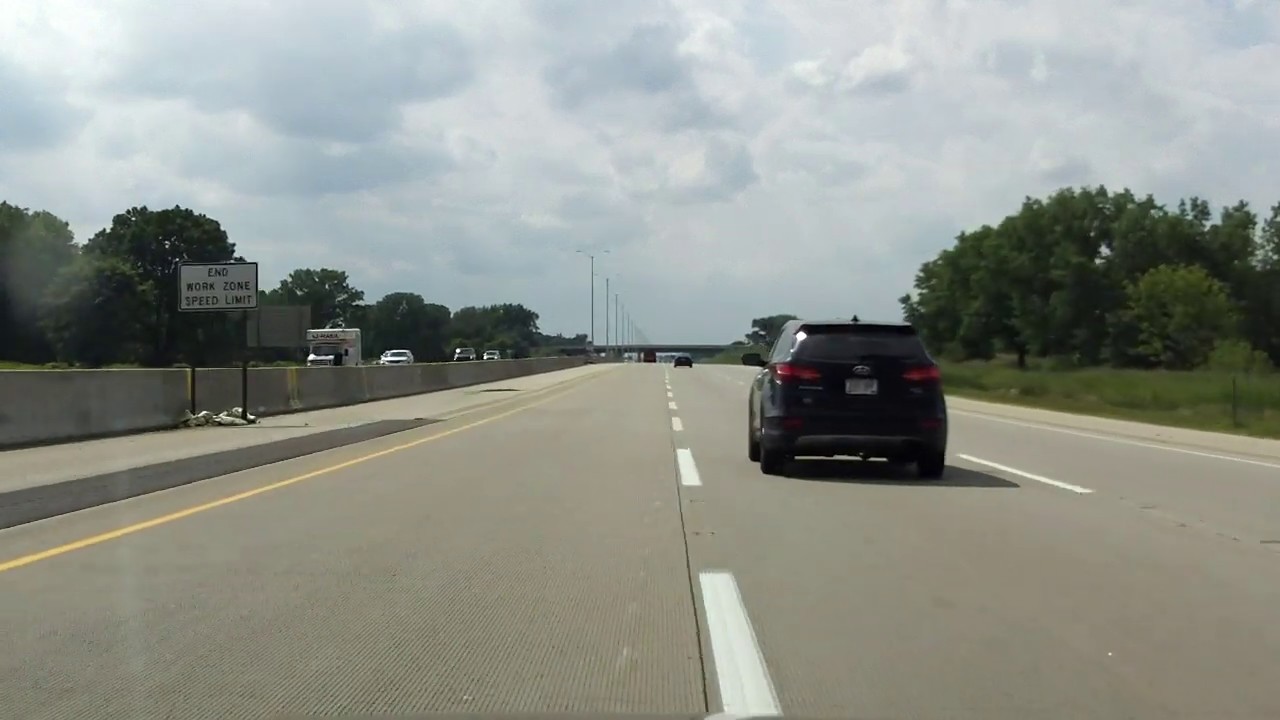 Jane Addams Memorial Tollway (Interstate 90 Exits 36 to 25) westbound ...