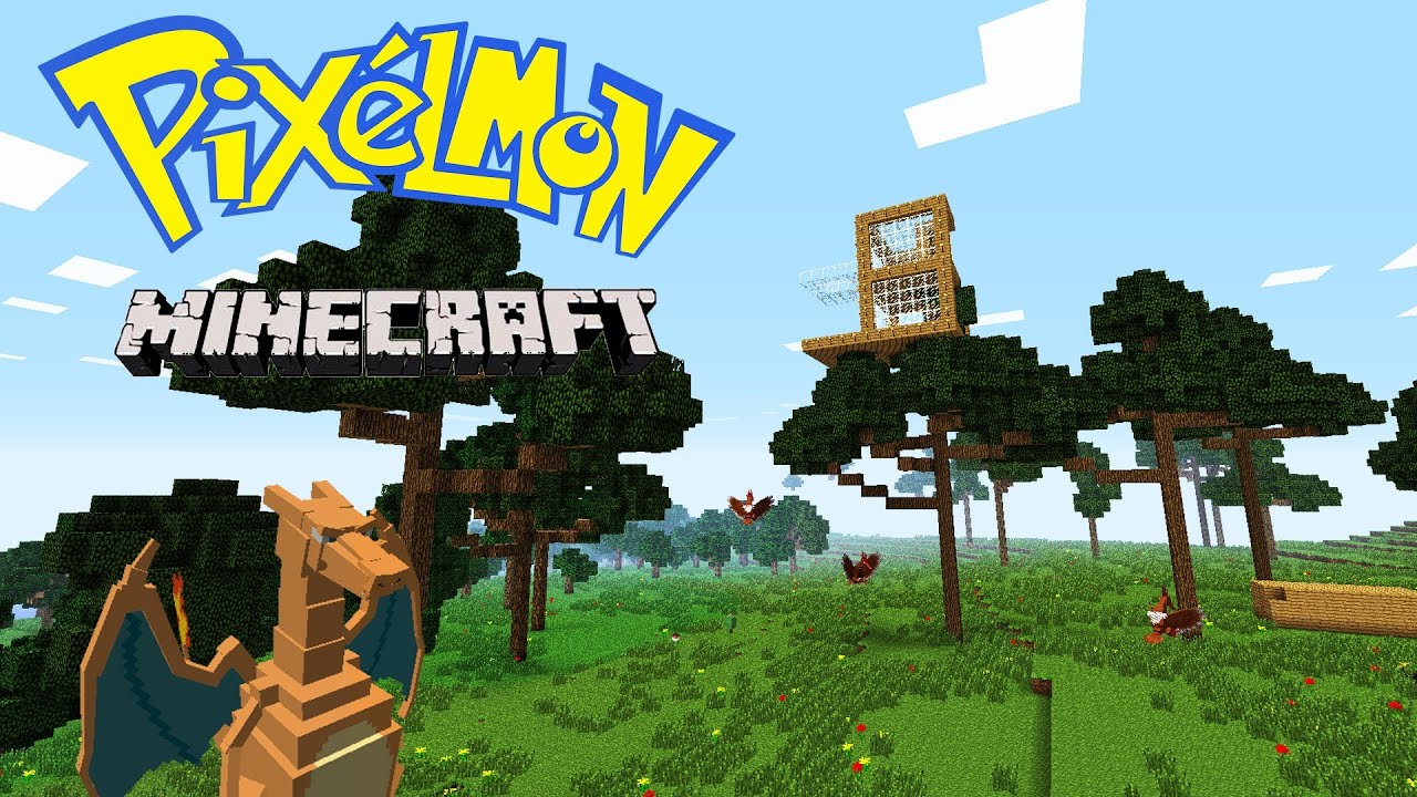 Minecraft Tree House & Pokemon - PIXELMON PARADISE [EP3] - Minecraft ...