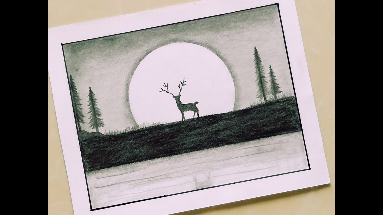 Simple Forest Drawings Pencil