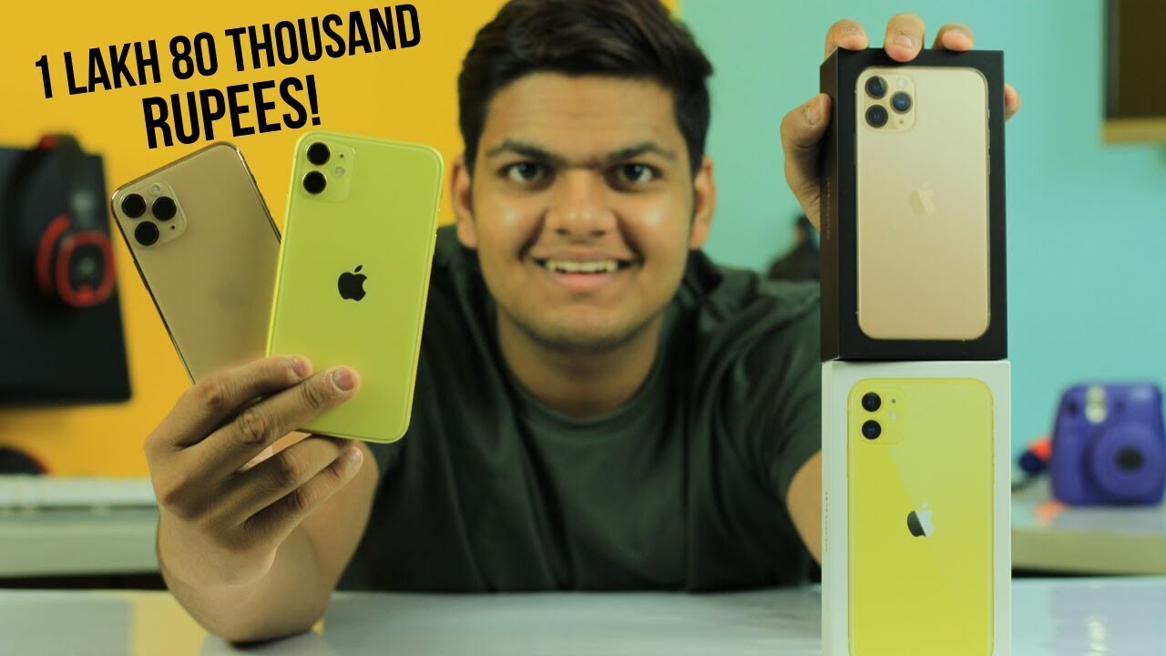 Unboxing *1 LAKH 80 THOUSAND RUPEES* New iPHONE'S - YouTube