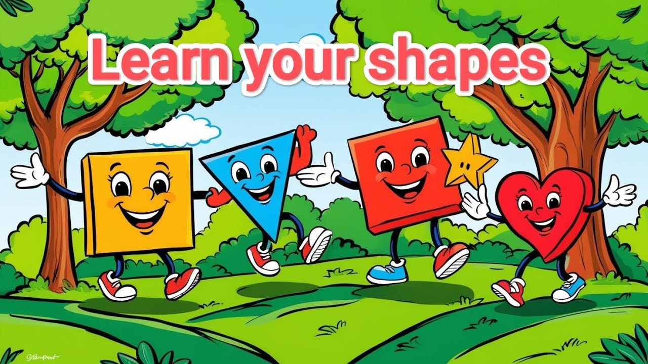 Let's learn our shapes with kiddies Learning fun and play 😊 - YouTube