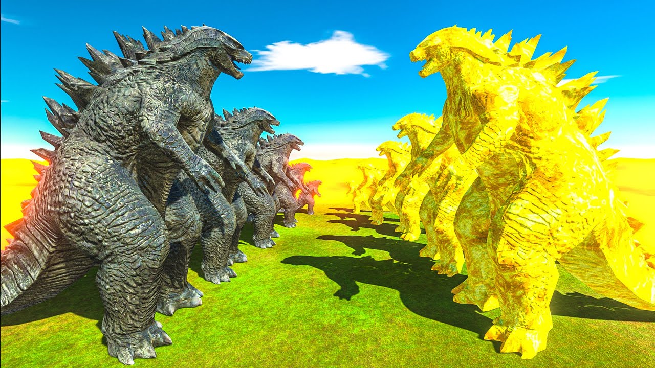 Godzilla Evolution Size Comparison Legendary Godzilla 2014 VS Sunlight ...