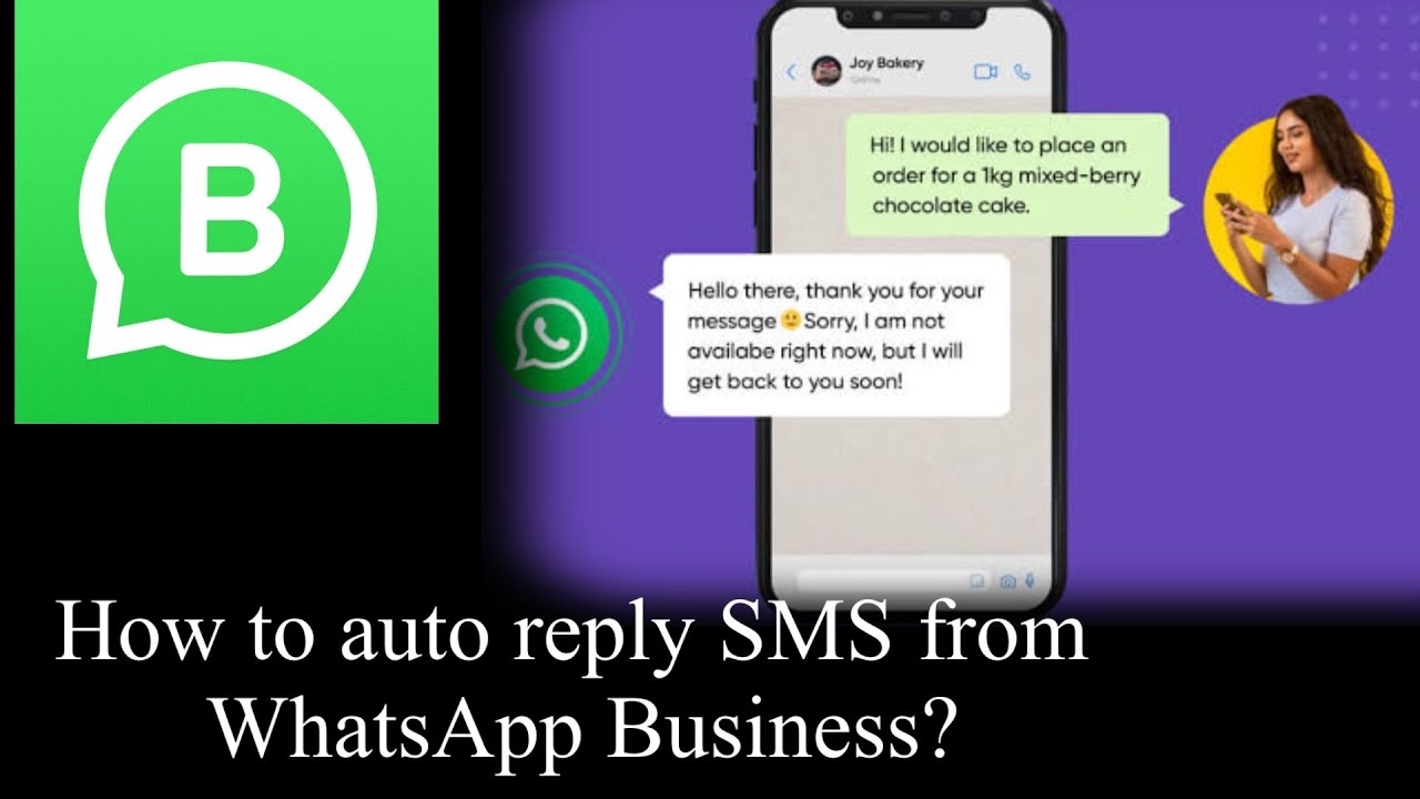 How to auto reply SMS from WhatsApp Business? - YouTube