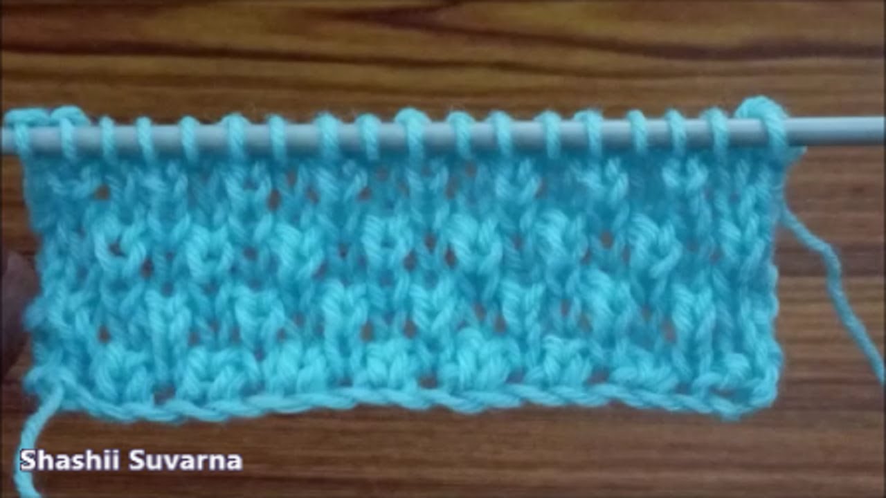 Knitting pattern easy tutorial for beginners # 195 - YouTube