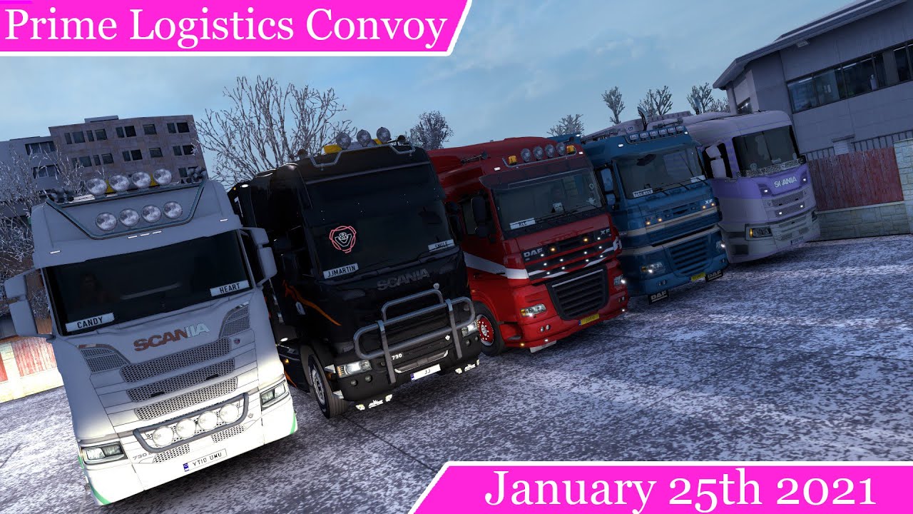 (ENG) TruckersMP-ETS-Prime Logistics Convoy - YouTube