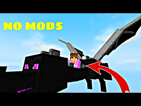 How to ride an Ender Dragon (Command blocks)|Bedrock - YouTube