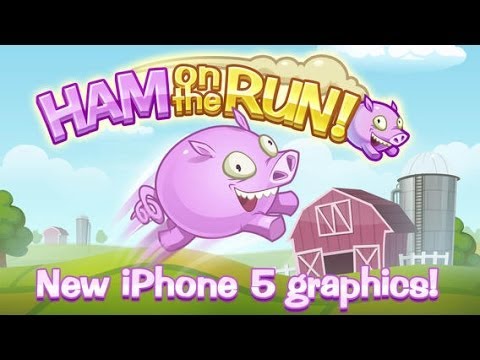 Ham Run iPhone / iPad (iOS) GamePlay (Running Game) - YouTube