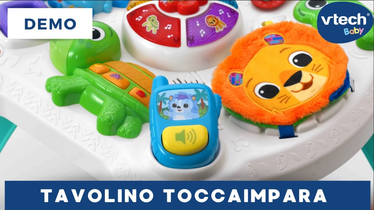 VTech Baby - Tavolino multiattività GiocaImpara | Video demo - YouTube