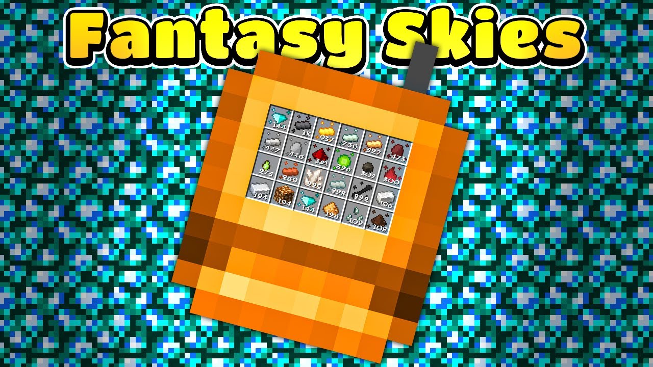 NEW STORAGE SYSTEM & INFINITE POWER! EP6 | Minecraft Fantasy Skies ...