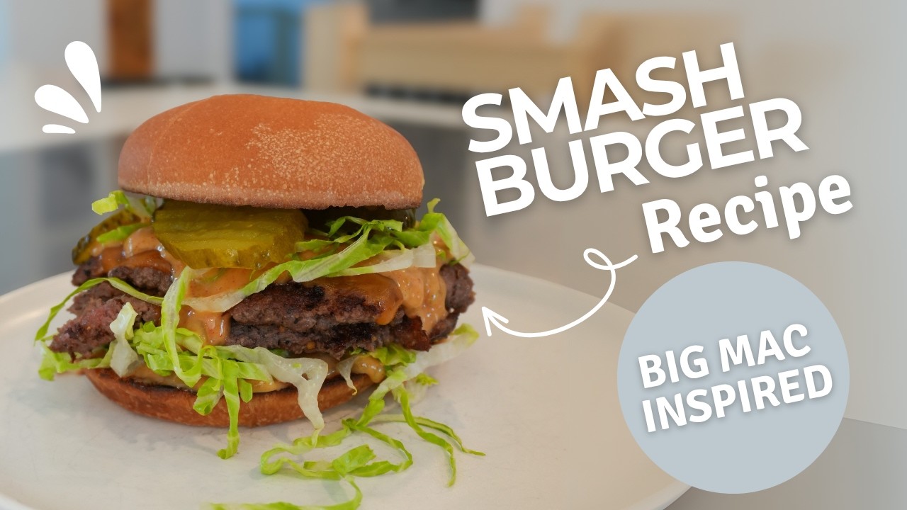 Homemade Big Mac Smash Burger (Better Than McDonald’s!) - YouTube