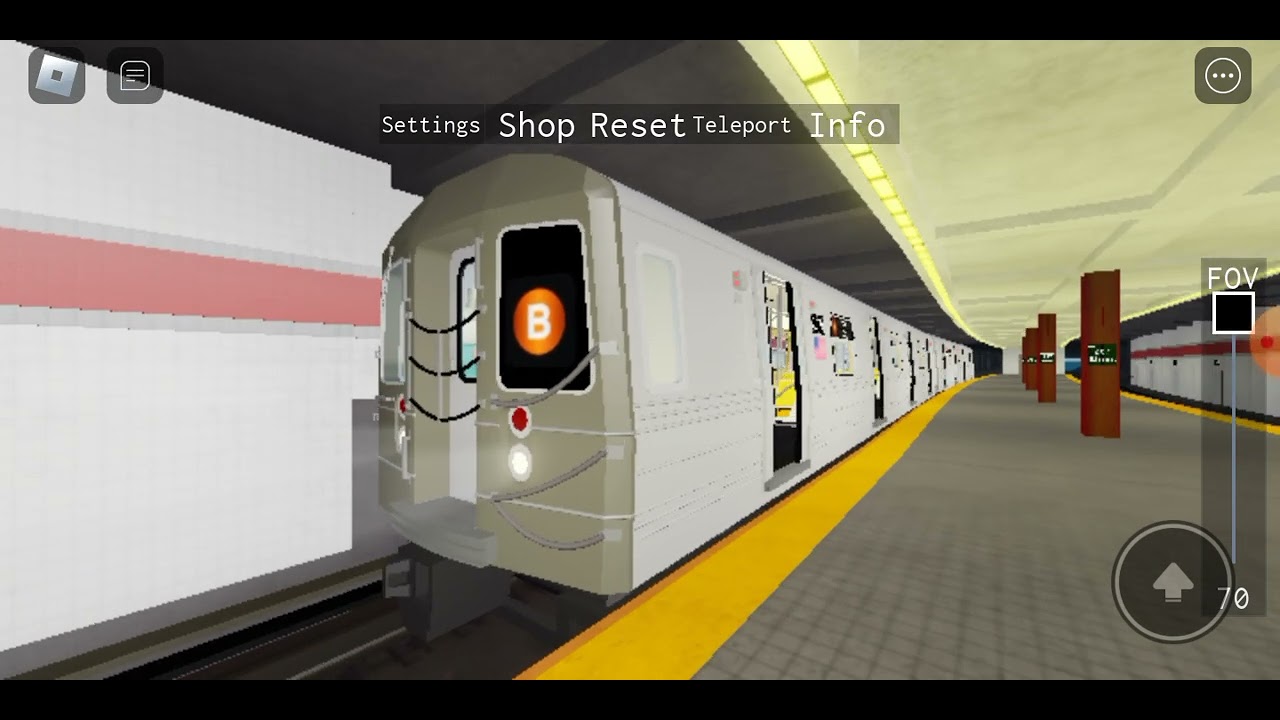 R68 (B) train at Inwood - YouTube