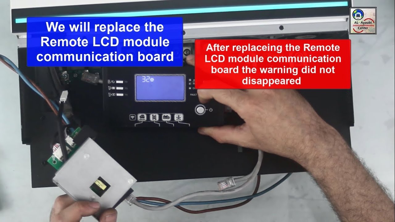 How to repair solar Inverter / Charger AXPERT MAX 7200-48 : Warning ...