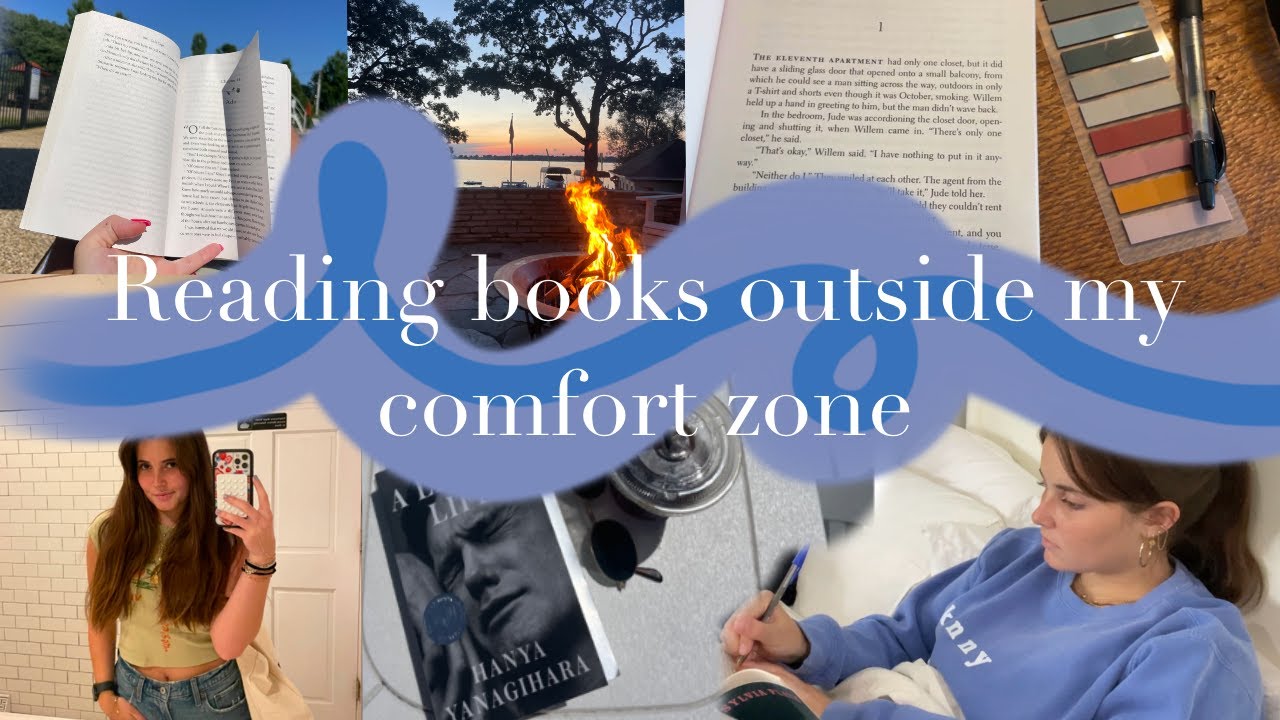 Reading Books Outside My Comfort Zone! || Reading vlog🫐 🐥 - YouTube