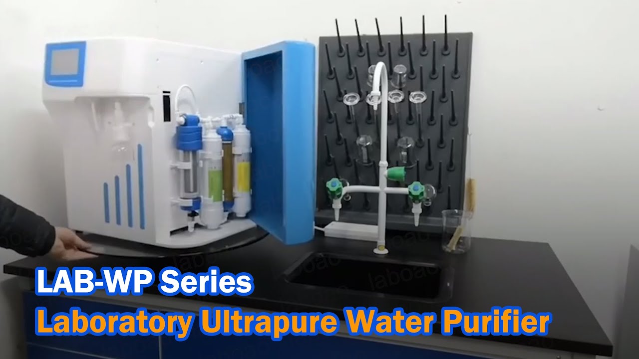 LAB-WP Series Laboratory Ultrapure Water Purifier - LABOAO - YouTube