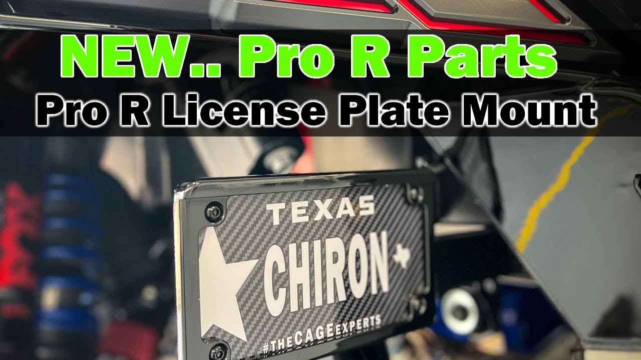 Pro R license Plate Mount. Easy install video w/bloopers - YouTube