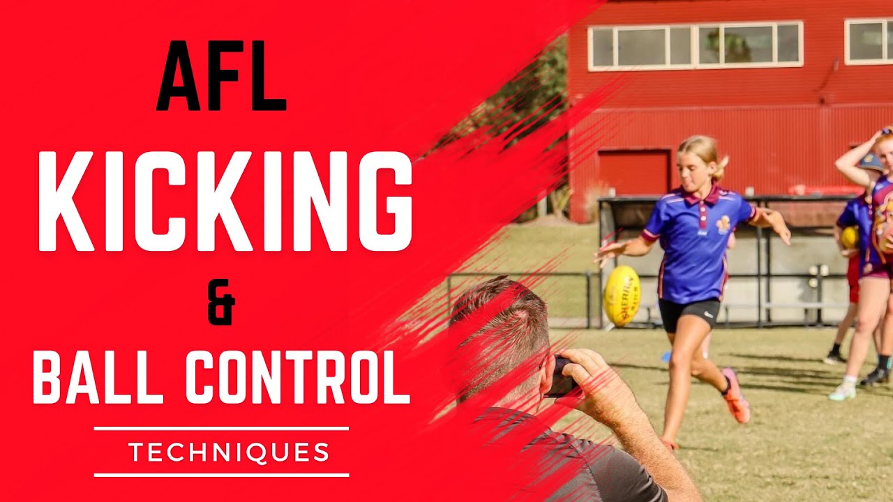 AFL Skills For Beginners: Kicking & Ball Control Techniques for Young ...