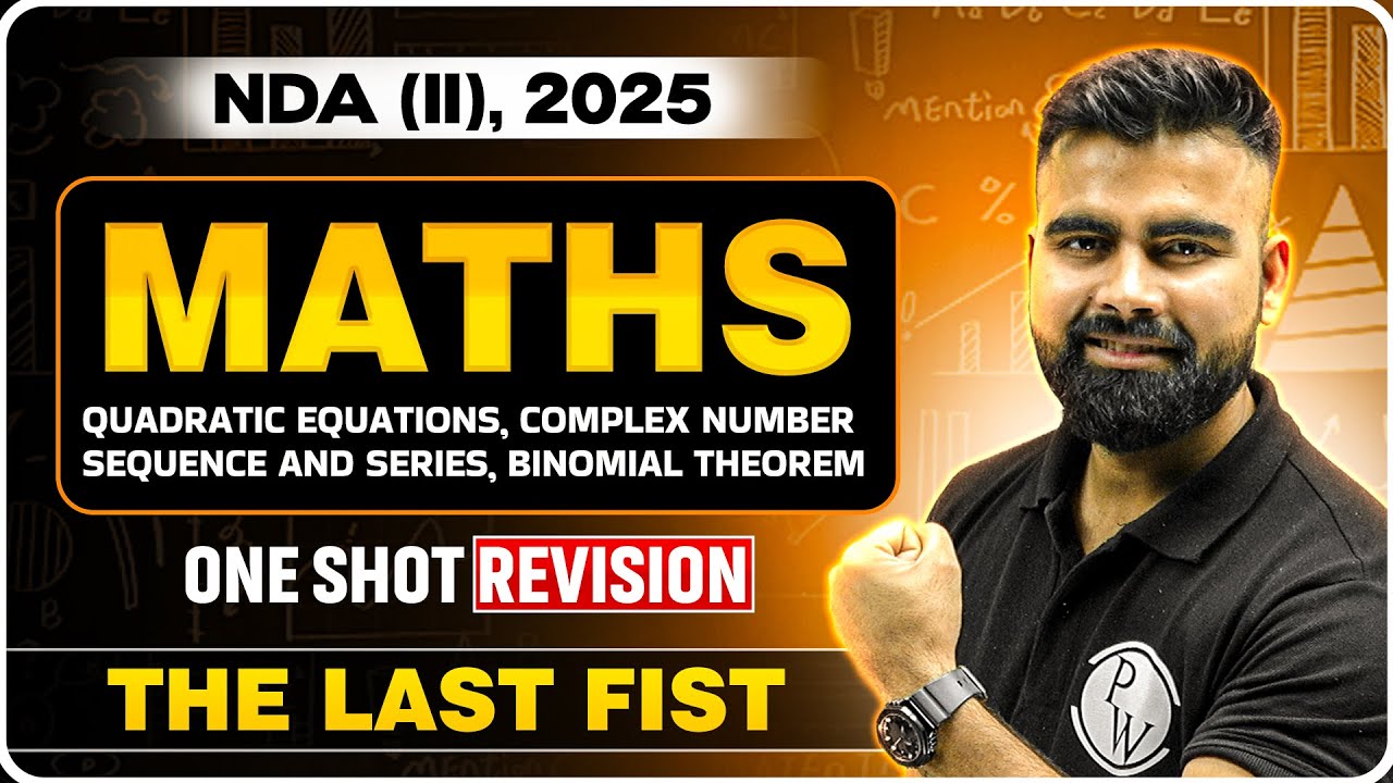 NDA Maths: Maths Marathon For NDA 2 2025 Exam | NDA Maths Marathon ...
