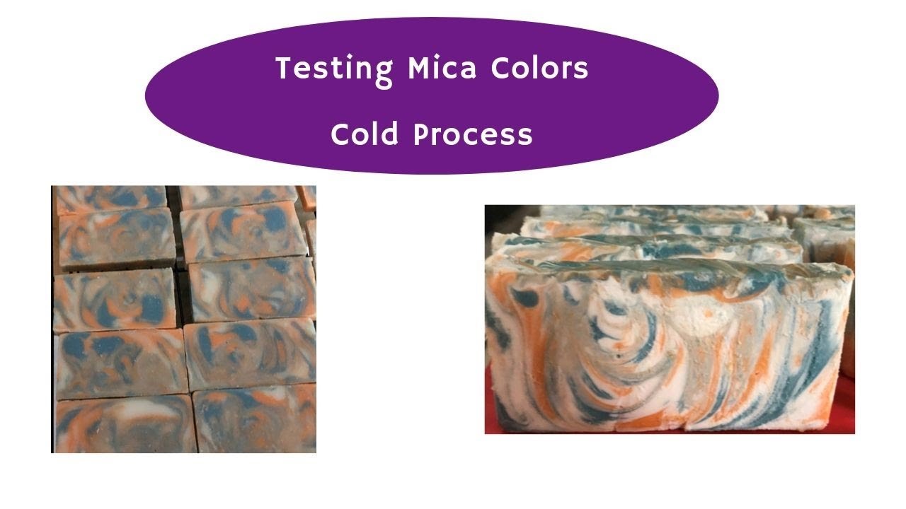 TestIng Mica Colors - Cold Process - YouTube