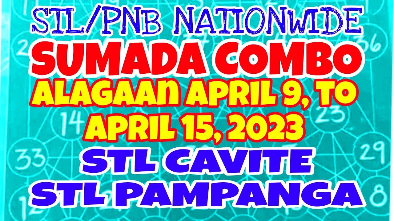 STL CAVITE/ STL PAMPANGA SUMADA COMBO ALAGAAN APRIL 9, TO APRIL 15 ...