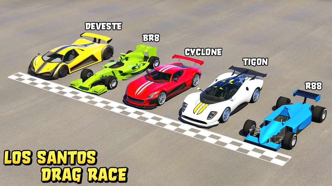 GTA 5 - LOS SANTOS DRAG RACE - YouTube