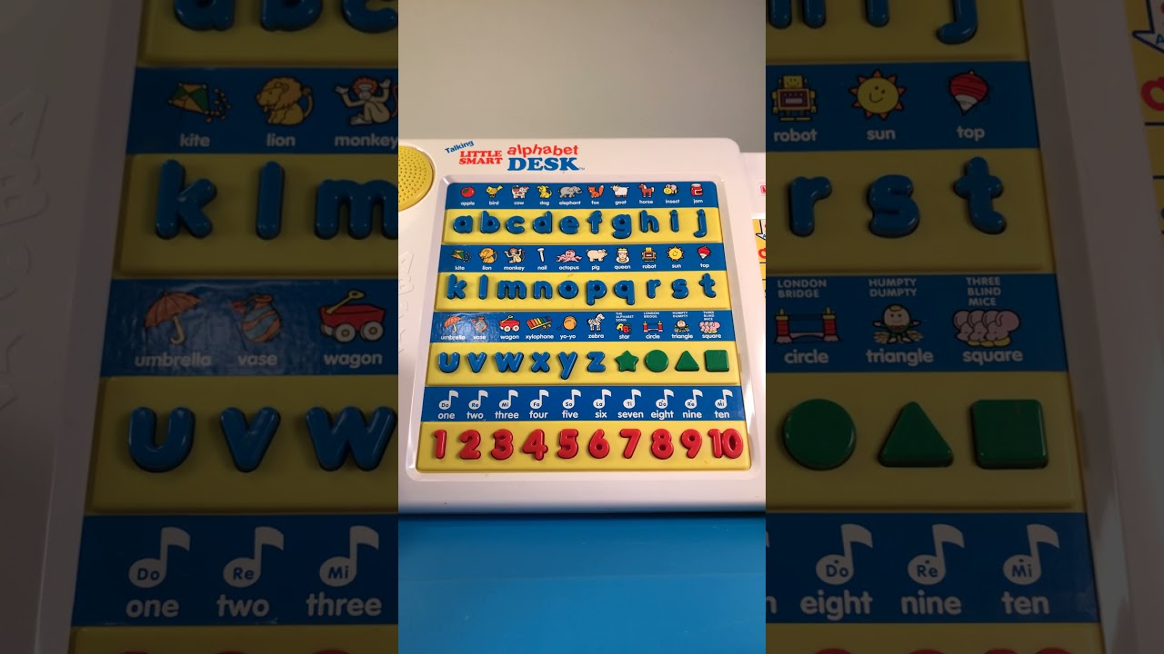 Vtech little smart alphabet desk - YouTube