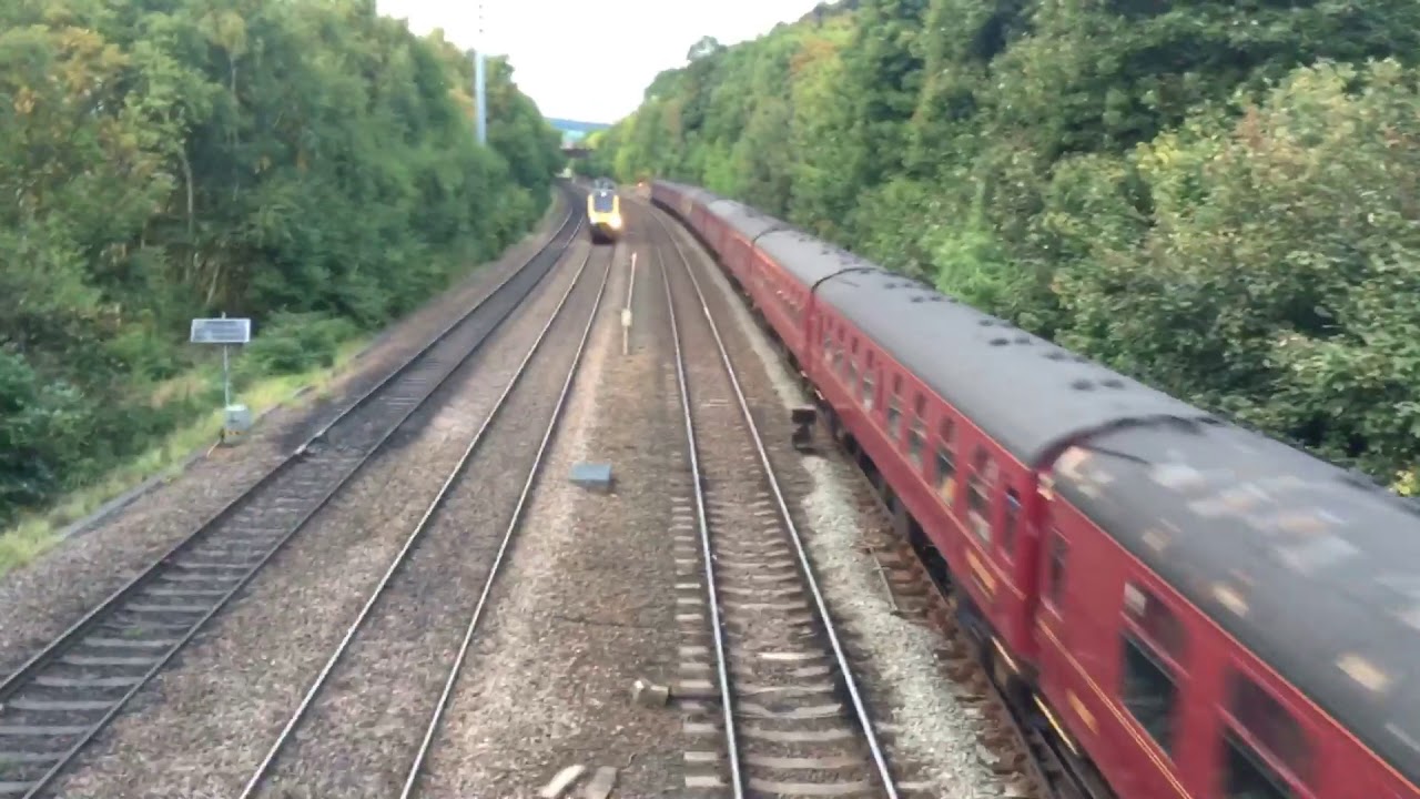 Trains and tones at chesterfield - YouTube