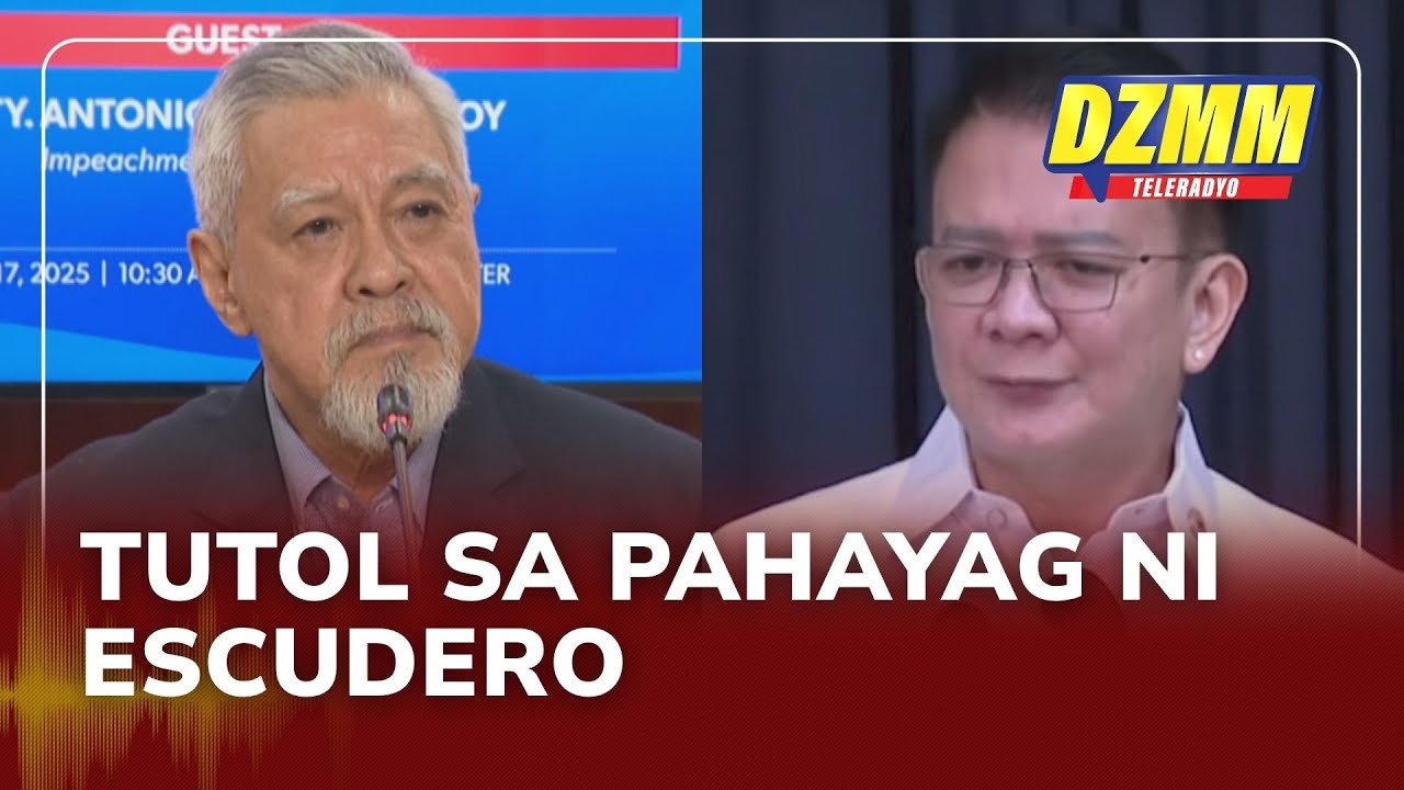 House prosecution panel disagrees with Escudero's remark on Senate's ...