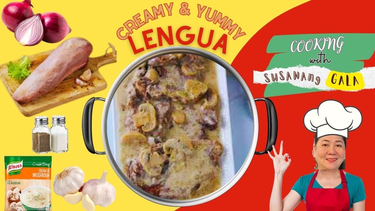 DELICIOUS & CREAMY!!! Lengua | Cooking with Susanang Gala 🫶🏻 | FILIPINO ...