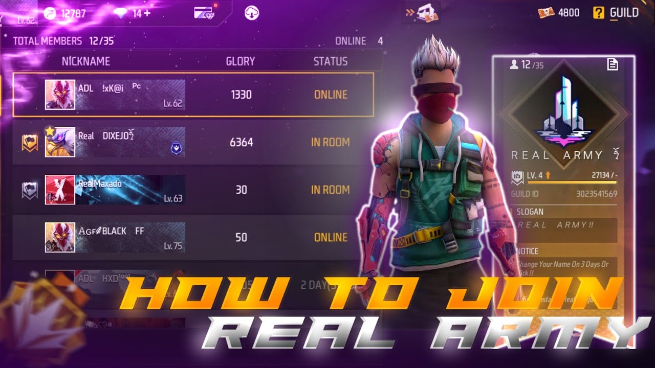 How To Join Real Army Guild ? 🤯 - YouTube