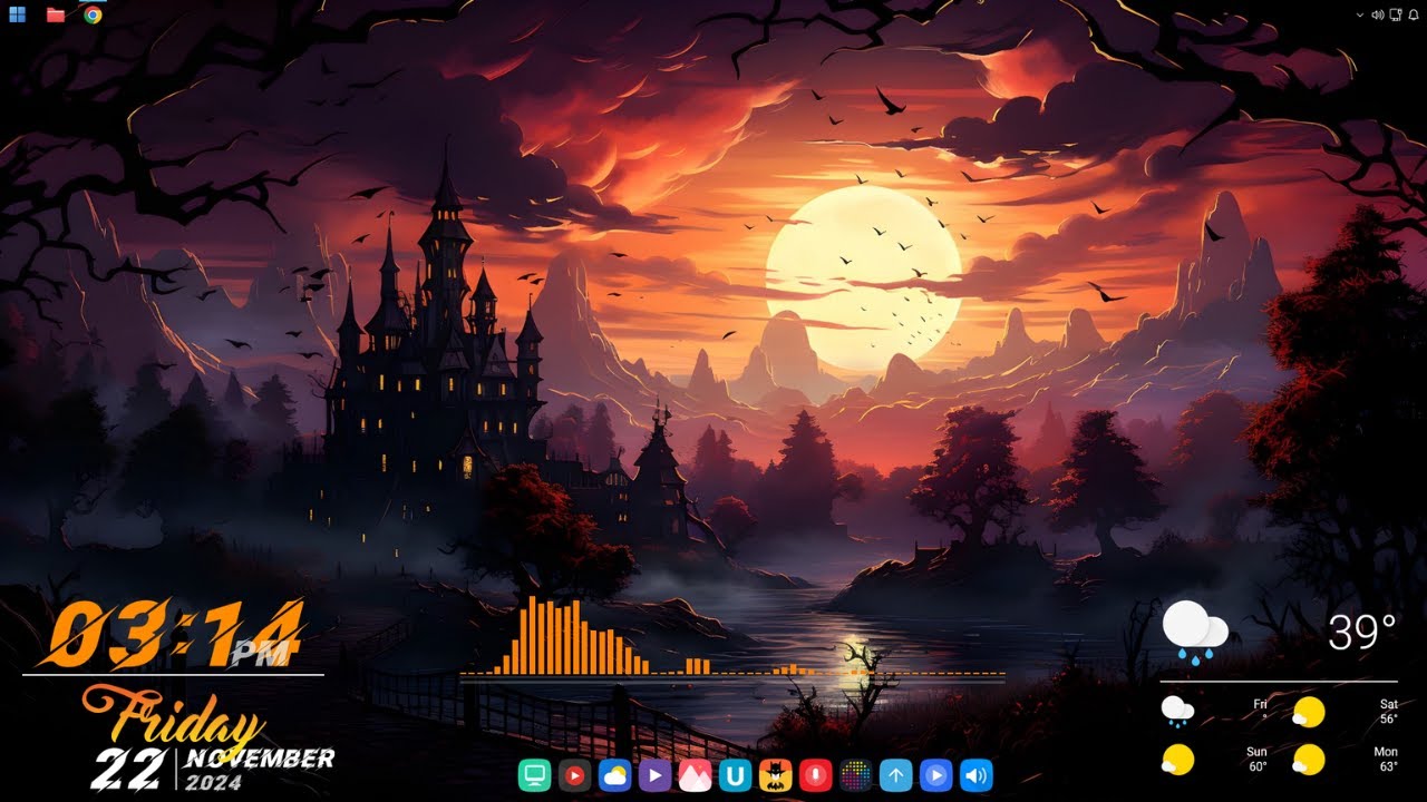 Halloween Theme for Windows 10 & 11 With Rainmeter - YouTube