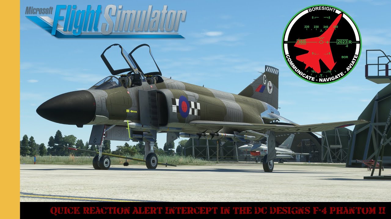 Quick Reaction Alert Intercept in The DC Designs F-4 Phantom II | MSFS ...